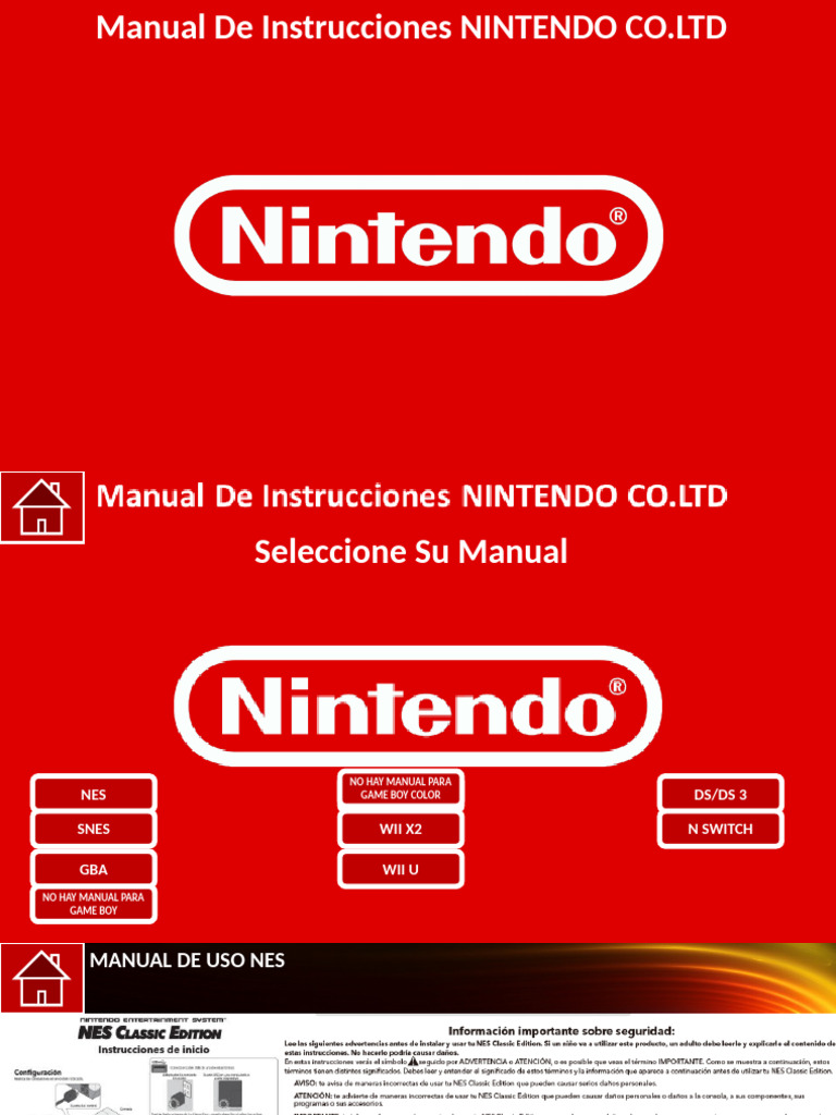 Manuales Nintendo | PDF