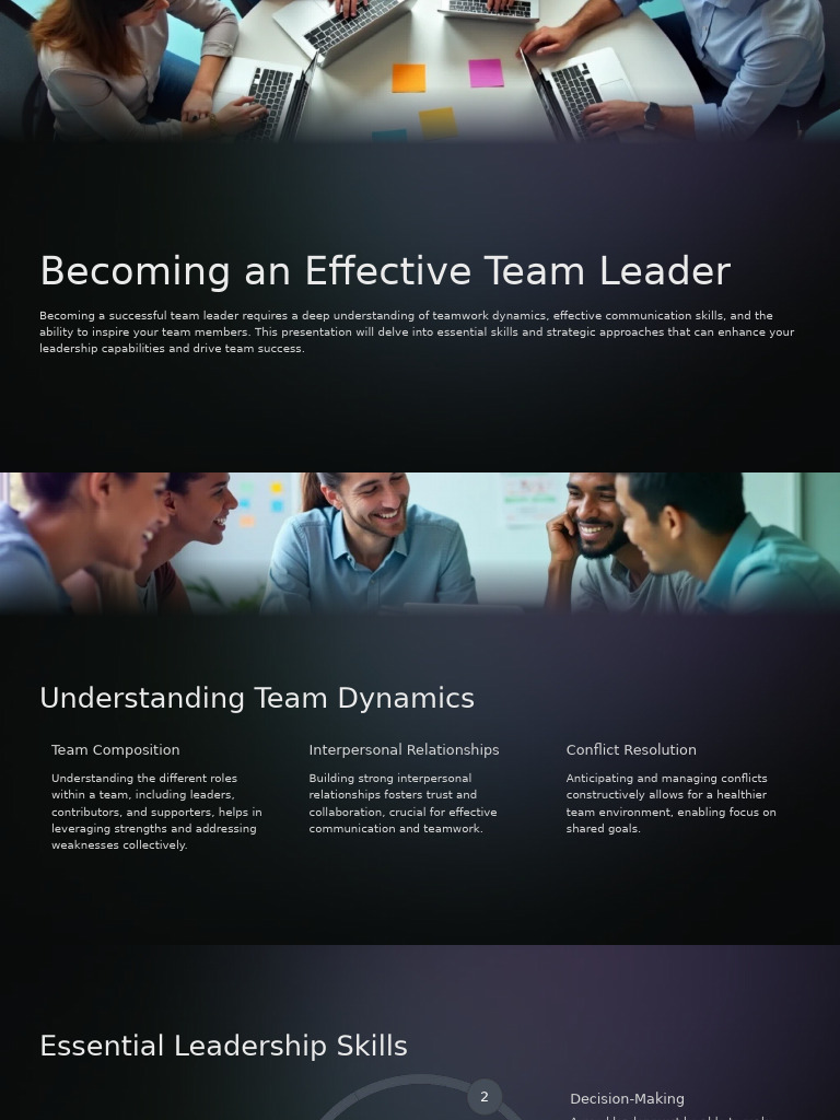 Becoming An Effective Team Le... | PDF | Leadership | Industrial And ...