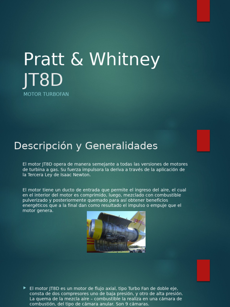 Pratt & Whitney JT8D | PDF | Aviación | Tecnologías de gas
