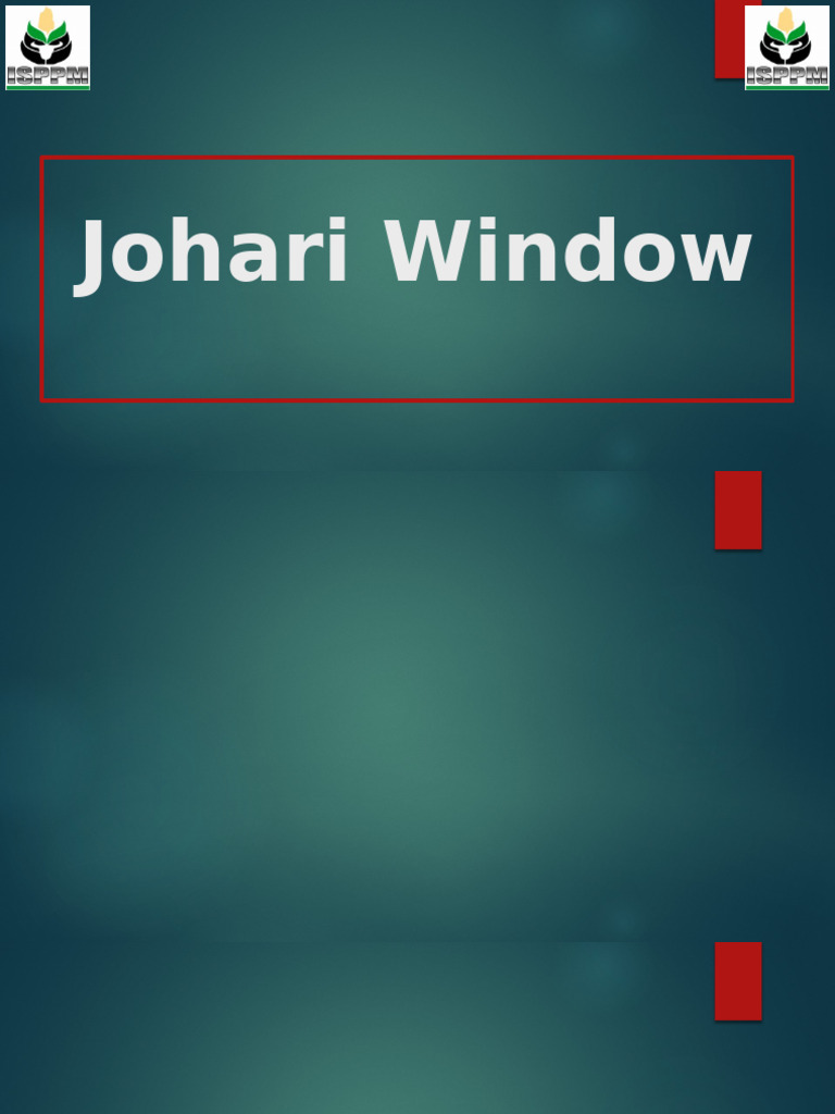 Johari Window | PDF