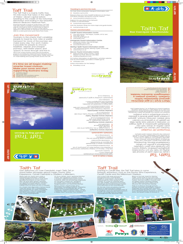 Taff Trail Leaflet | PDF | Transport | Land Transport