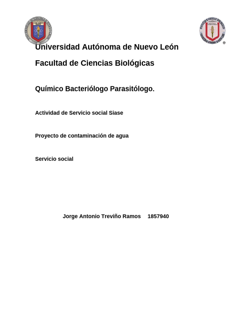 Proyecto Contaminacion Agua | PDF | Agua | Contaminación