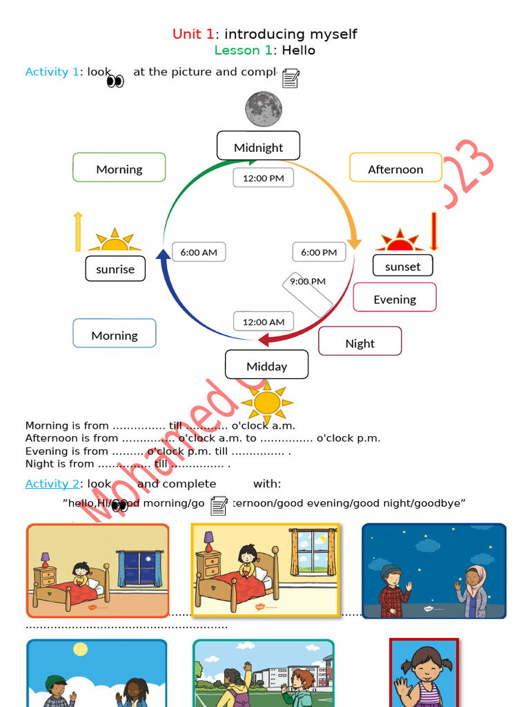 unit 1 lesson 2 | PDF