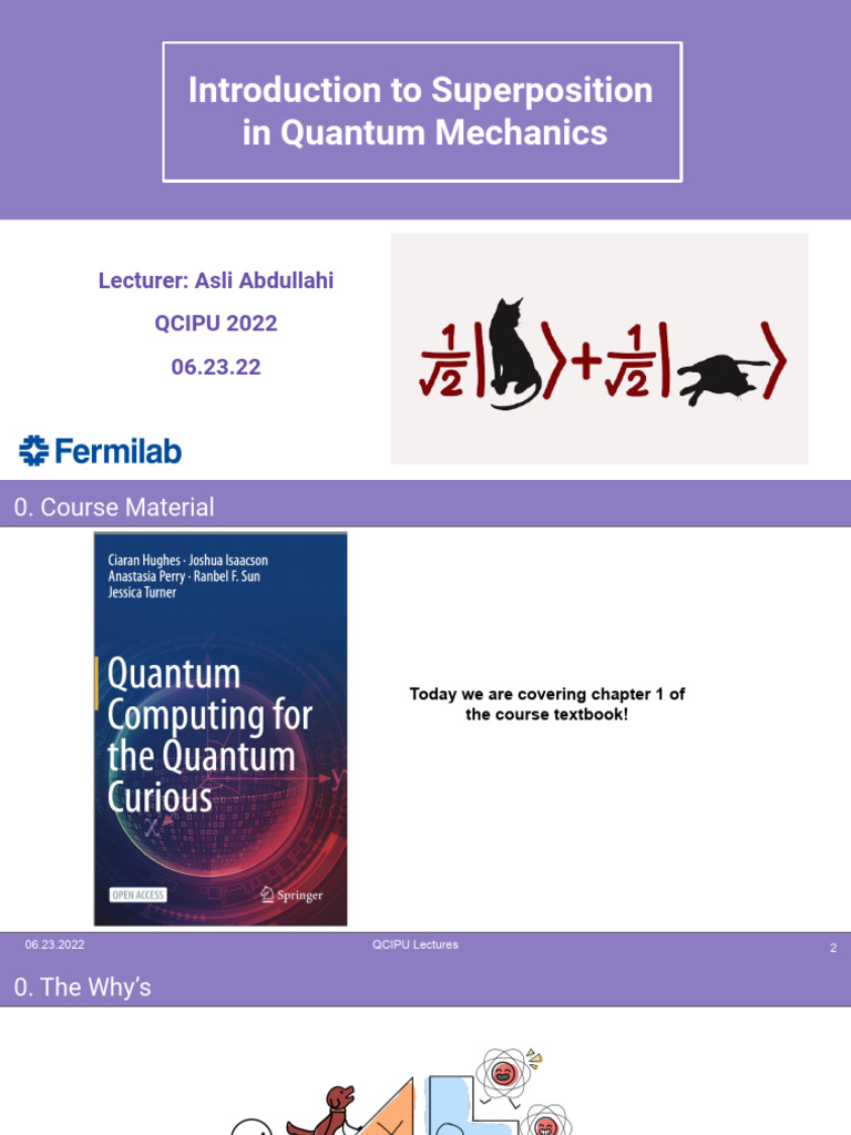 QCIPU_intro_to_superposition (1) | PDF | Quantum Mechanics | Waves