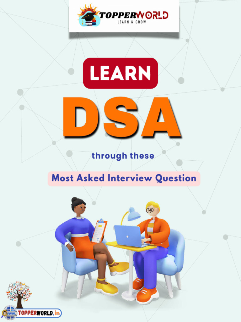 DSA Most Asked Interview Questions & Answers | PDF | Queue (Abstract Data Type) | Algorithms And ...