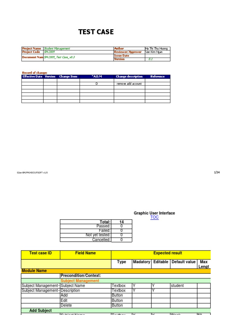 Bai 6 - Sample - Testcase | PDF | Button (Computing) | Point And Click