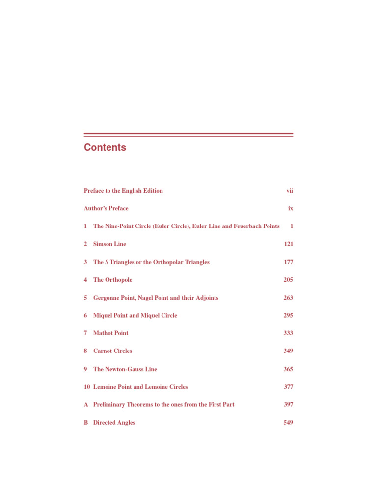 The Geometry of Remarkable Elements Look Inside | PDF | Triangle | Circle