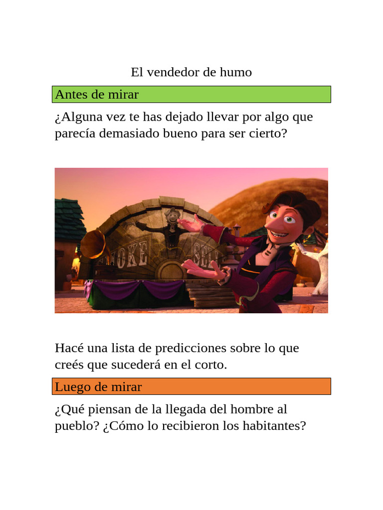El Vendedor de Humo | PDF
