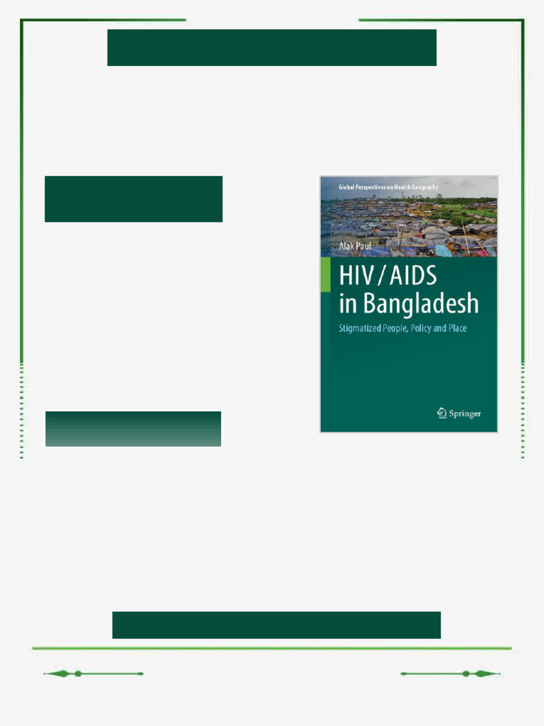 HIV AIDS in Bangladesh Stigmatized People Policy and Place 1st Edition ...