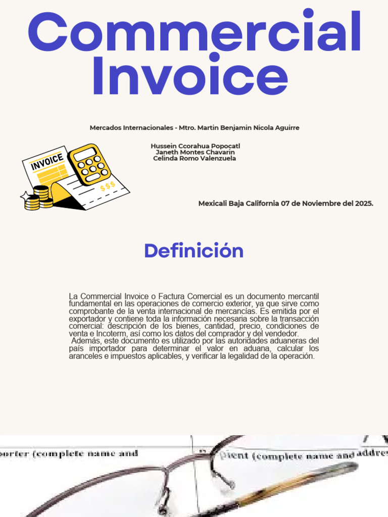 Guía Completa de Commercial Invoice | PDF | aduana | Business