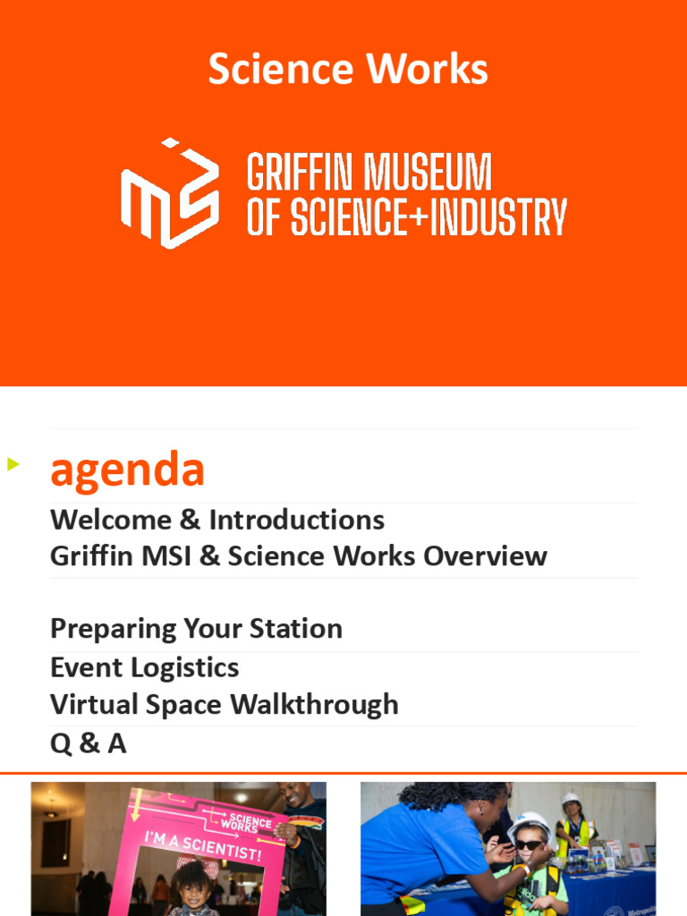 Science Works Event Preparation Guide | PDF