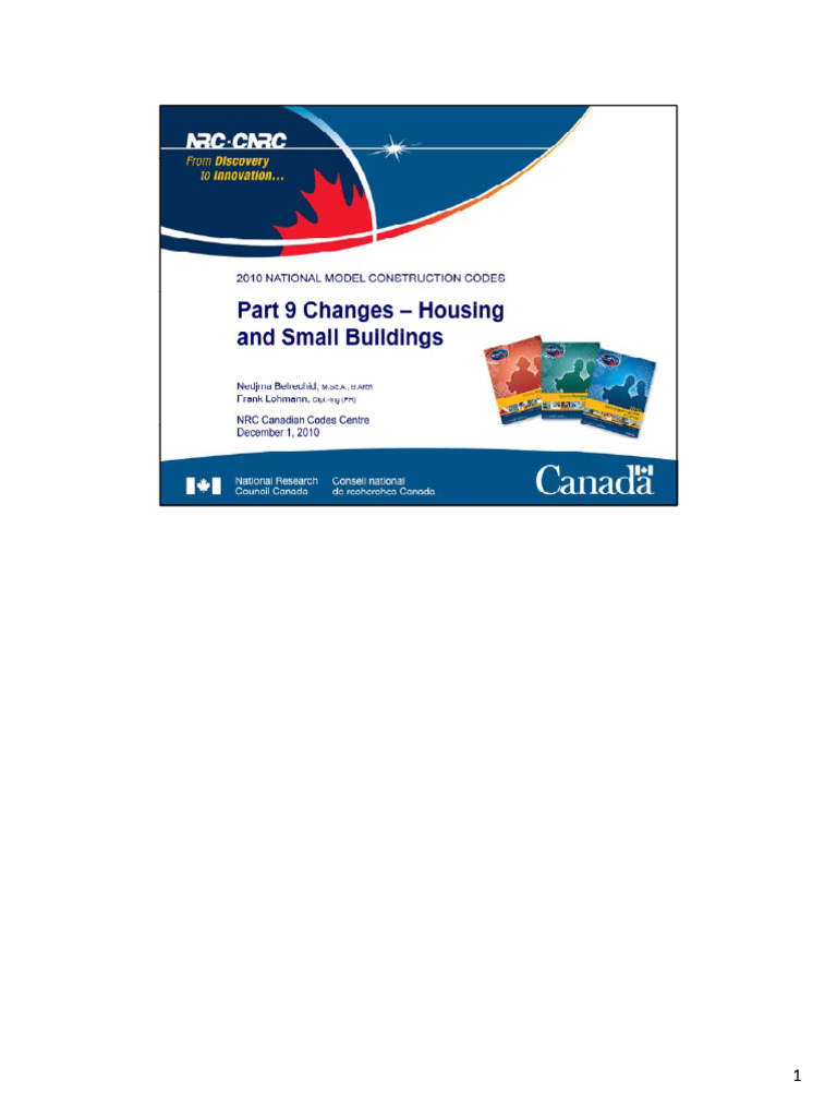 NBC 2010 Part 9 Changes | PDF | Stairs | Wall