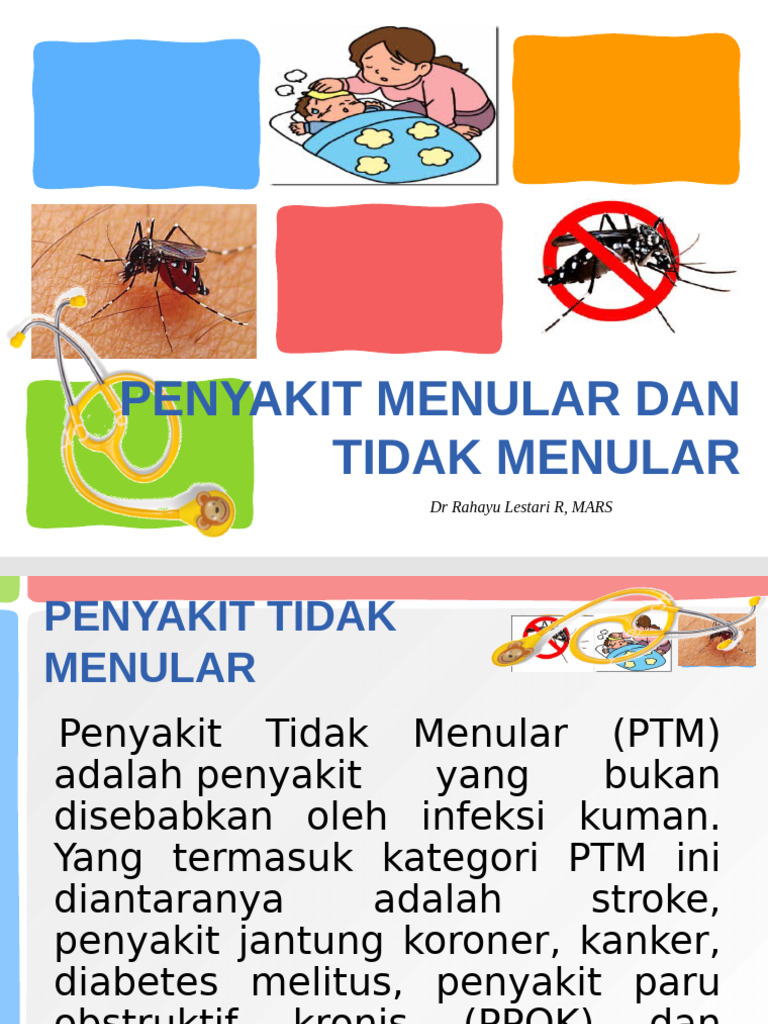 PENYAKIT MENULAR dan TIDAK MENULAR diophir | PDF