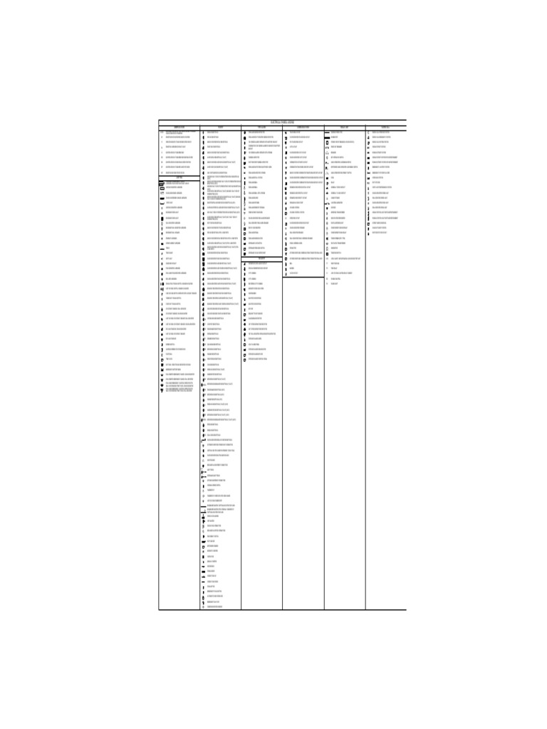 Legend_SYMBOLS_2019 | PDF | Thermostat | Switch