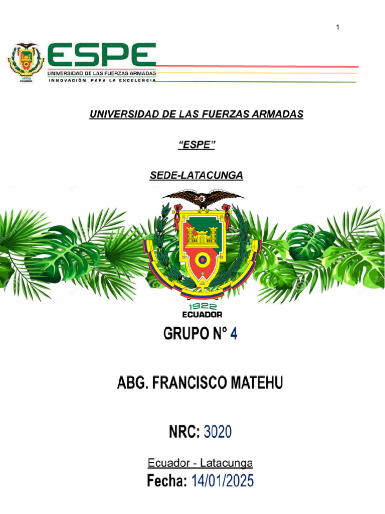 GRUPO_4_INFORME_EXPOSICION_DAVILA_CHICAIZA_LOOR (1) | PDF | Derecho ...