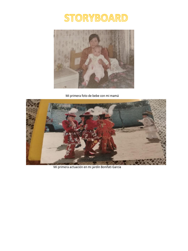 Mi Story Board Autobiografico | PDF