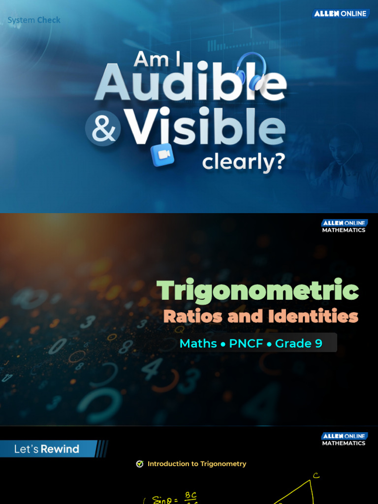 Basic Trigonometric Identities 01 | PDF | Trigonometric Functions | Trigonometry