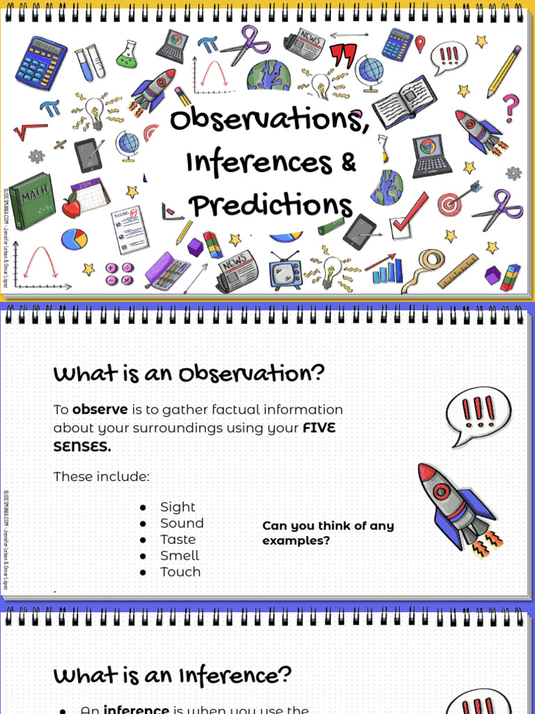 Observations, Inferences, and Predictions | PDF | Prediction | Information