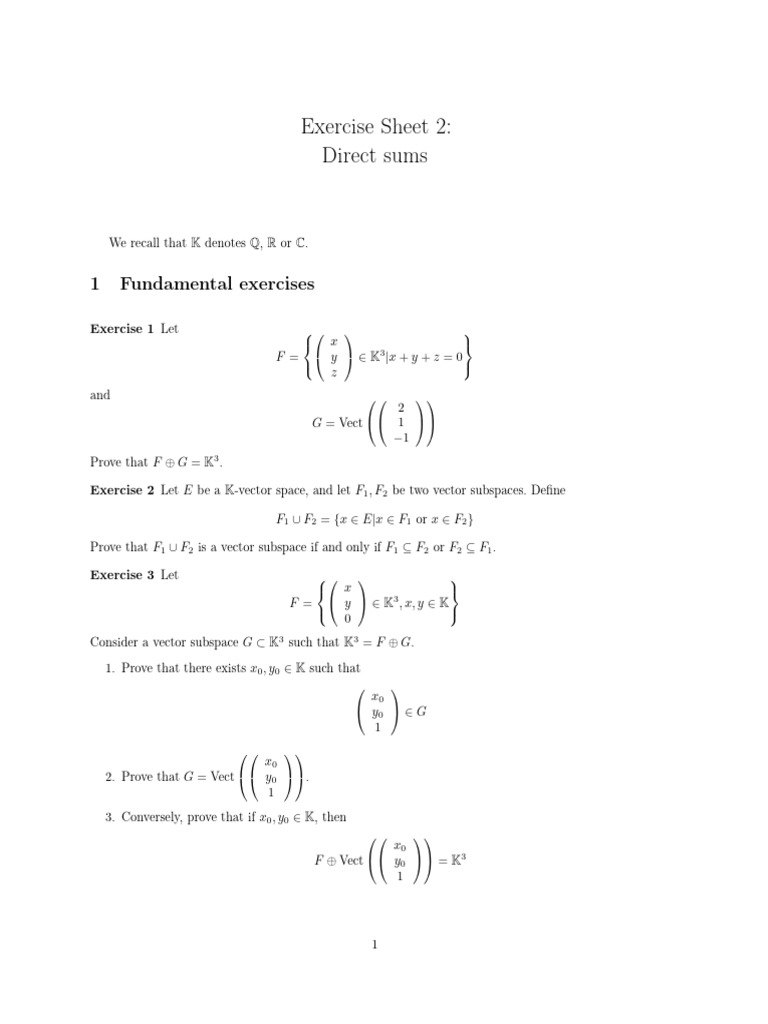 2 Fma 1F001 Ep | PDF | Set (Mathematics) | Vector Space