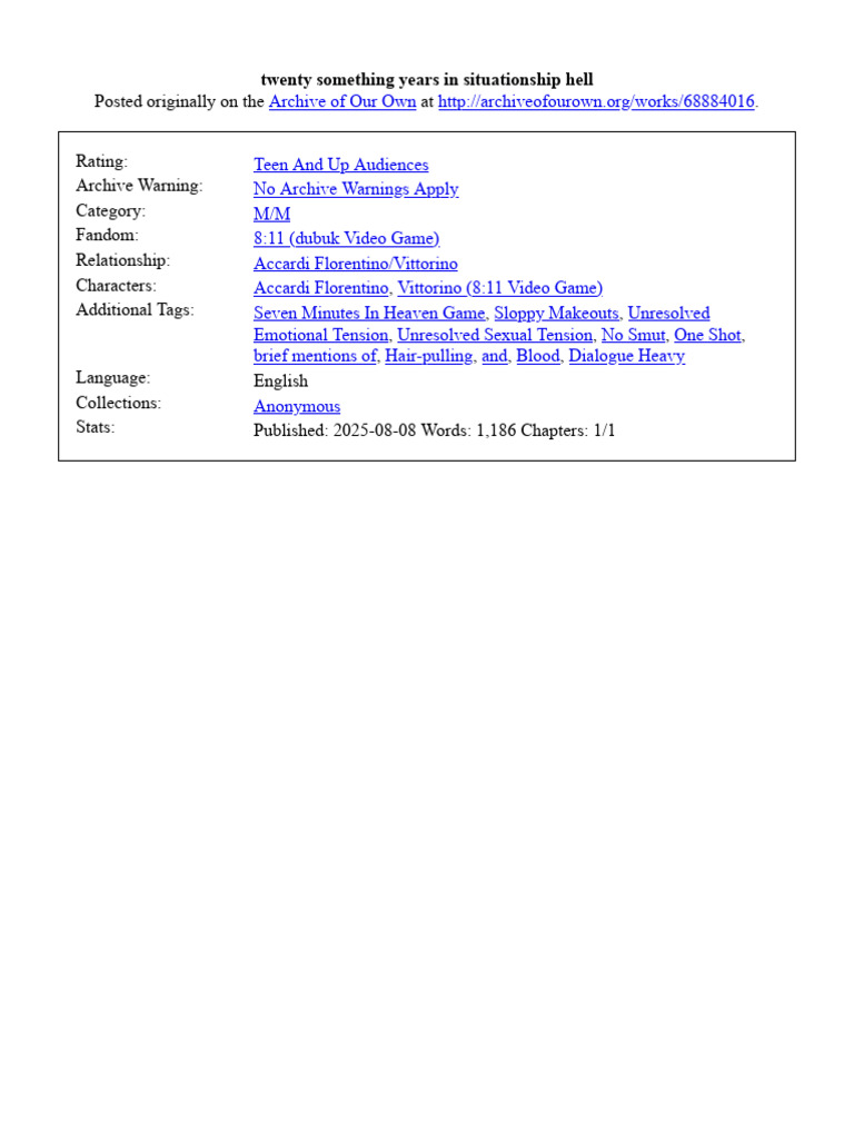 Twenty Something Years | PDF