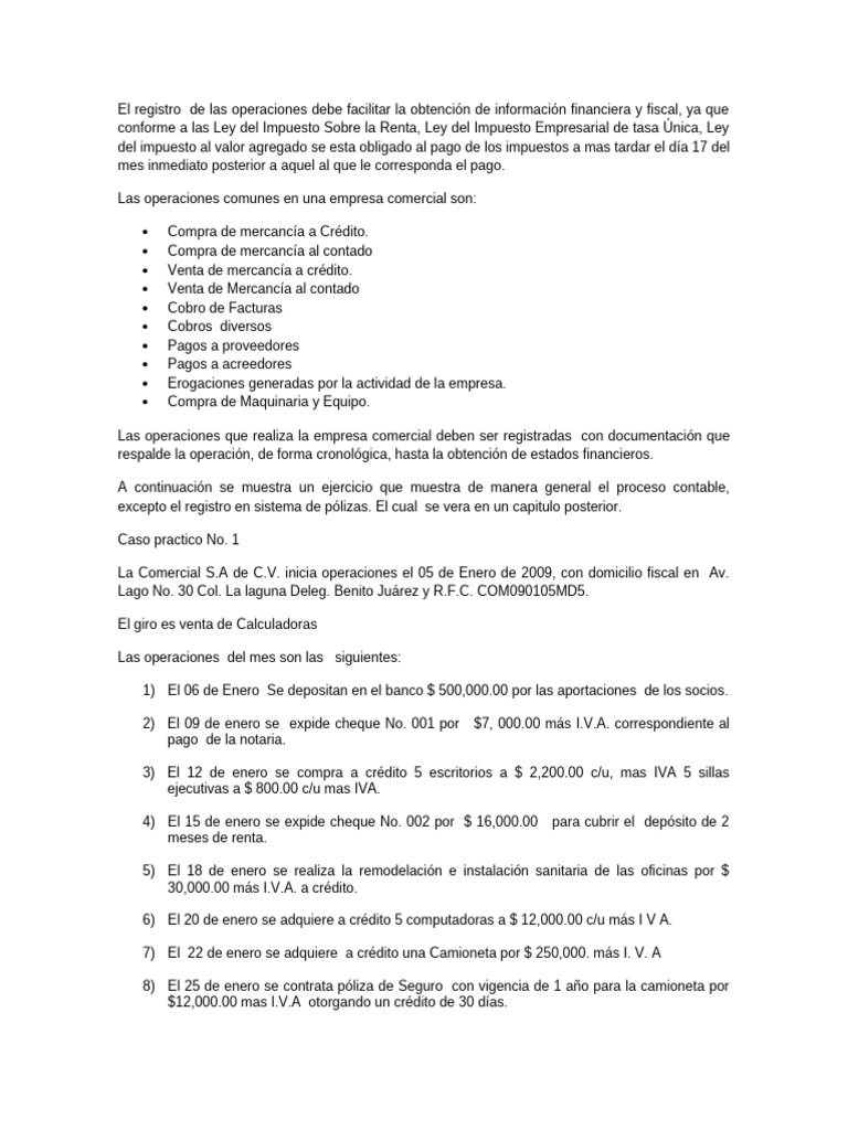 PRACTICA_CONTABILIDAD | PDF | Contabilidad | Bancos
