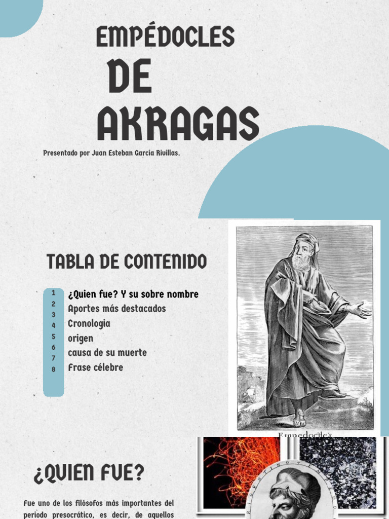 Empédocles de Akragas | PDF