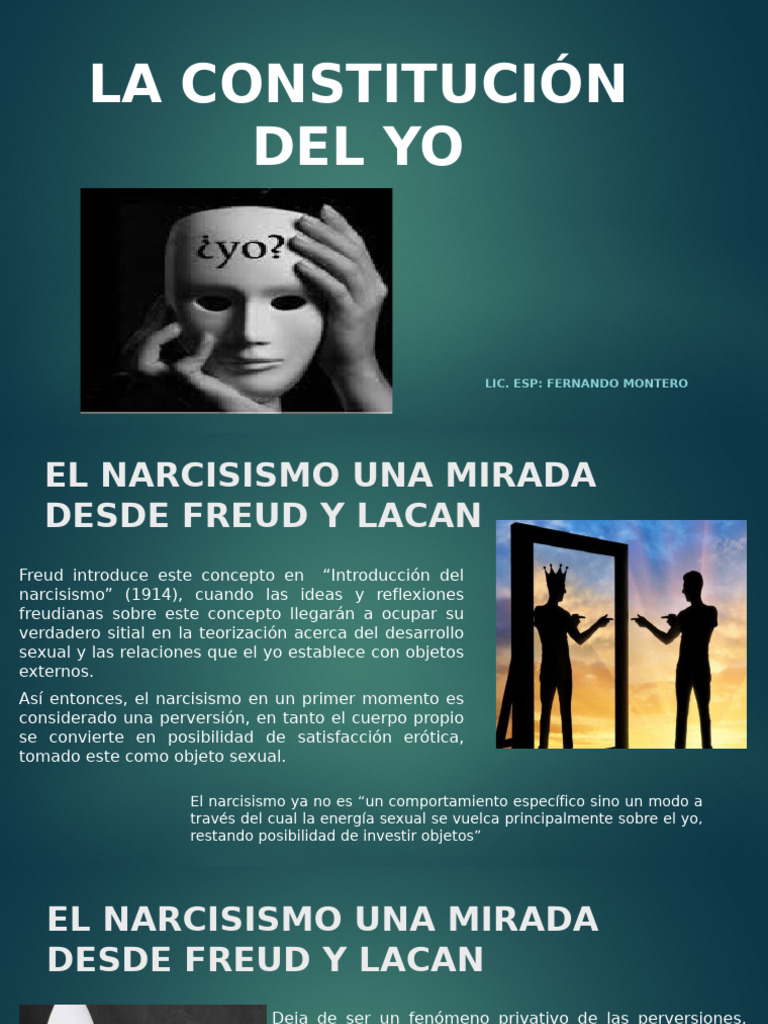 Narcisismo: Freud y Lacan Explicados | PDF | Jacques Lacan | Libido