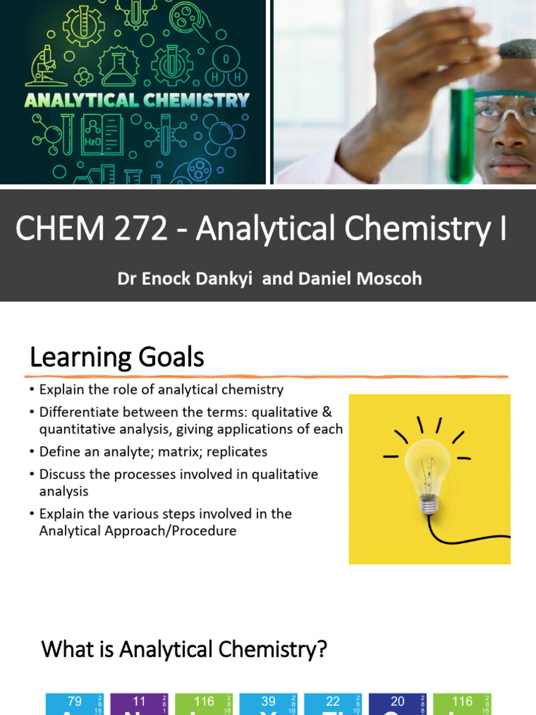 Analytical Chemistry I Overview and Methods | PDF | Significant Figures ...