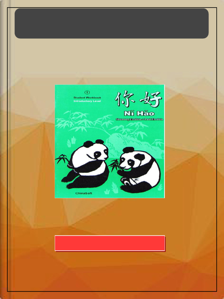 Ni Hao 1 Simplified Character Revised Student Workbook Edition Shumang Fredlein Full Chapters ...