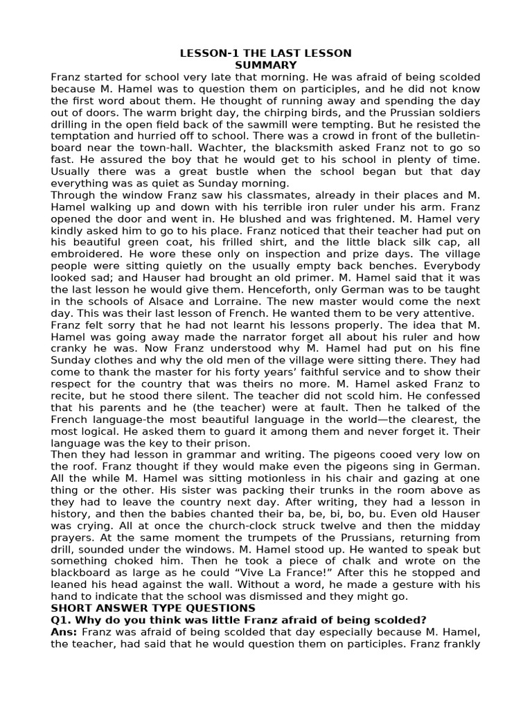 Class 12 English Unit - 1 | PDF