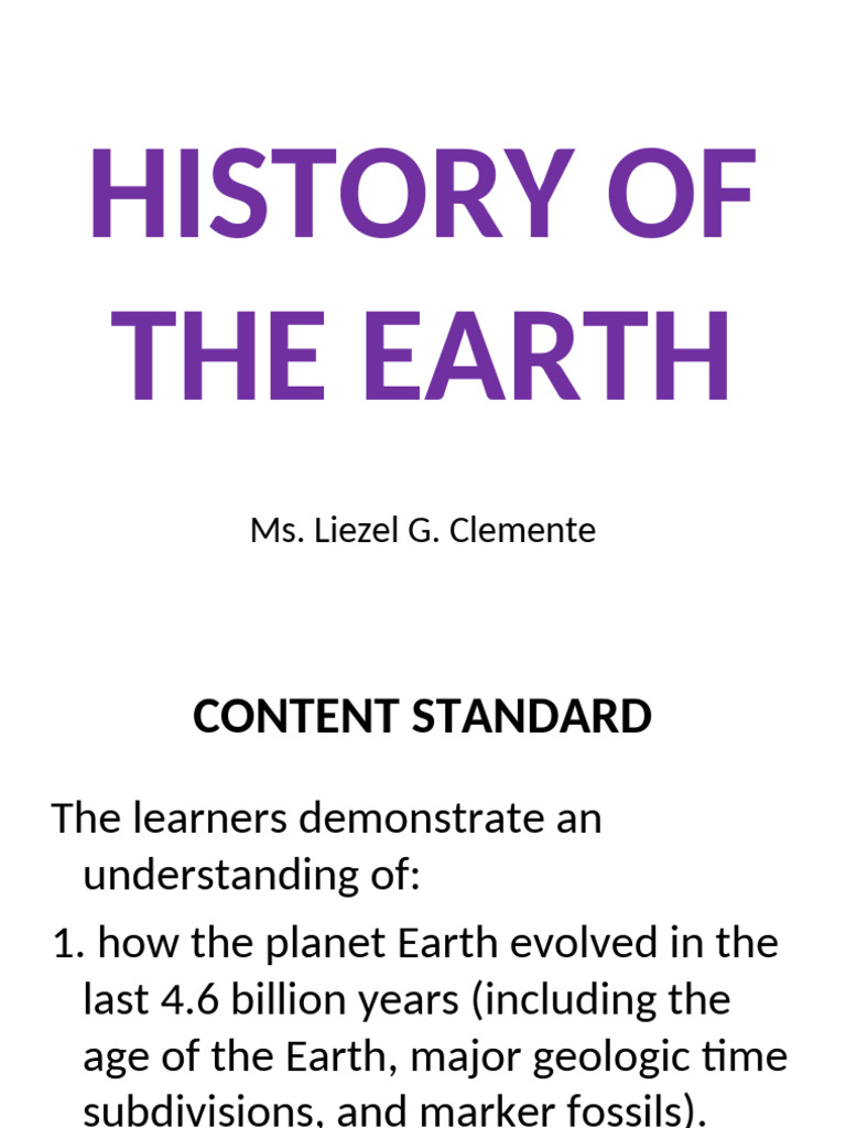 Earth History and Natural Hazards Guide | PDF | Geologic Time Scale ...