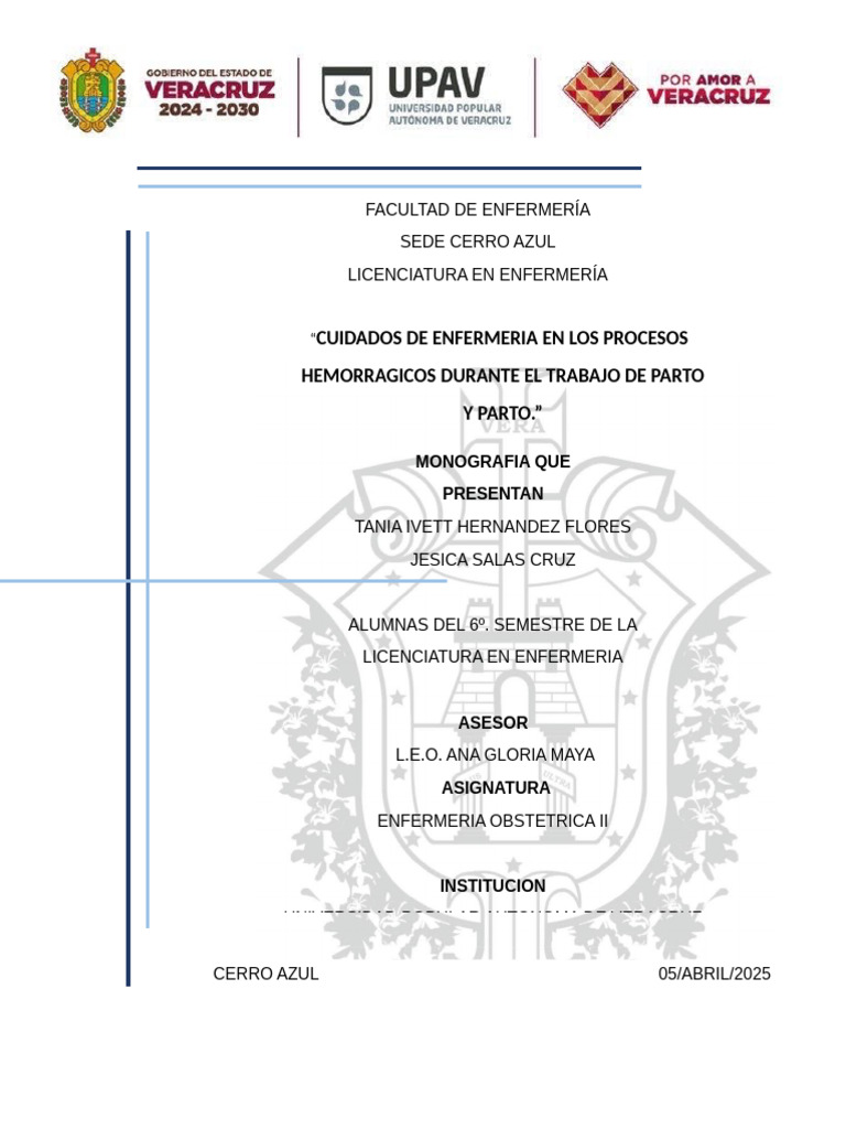MONOGRAFIA_EQUIPO_1[1] | PDF | Parto | Feto