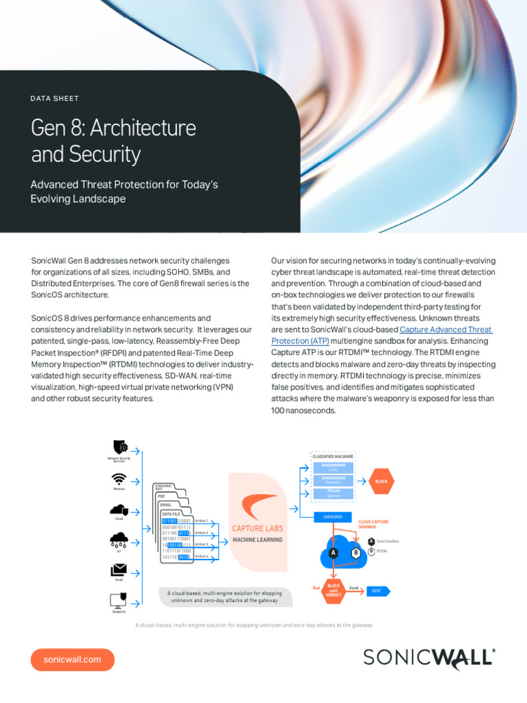 SonicWall Gen 8 Firewall Overview | PDF | Virtual Private Network ...