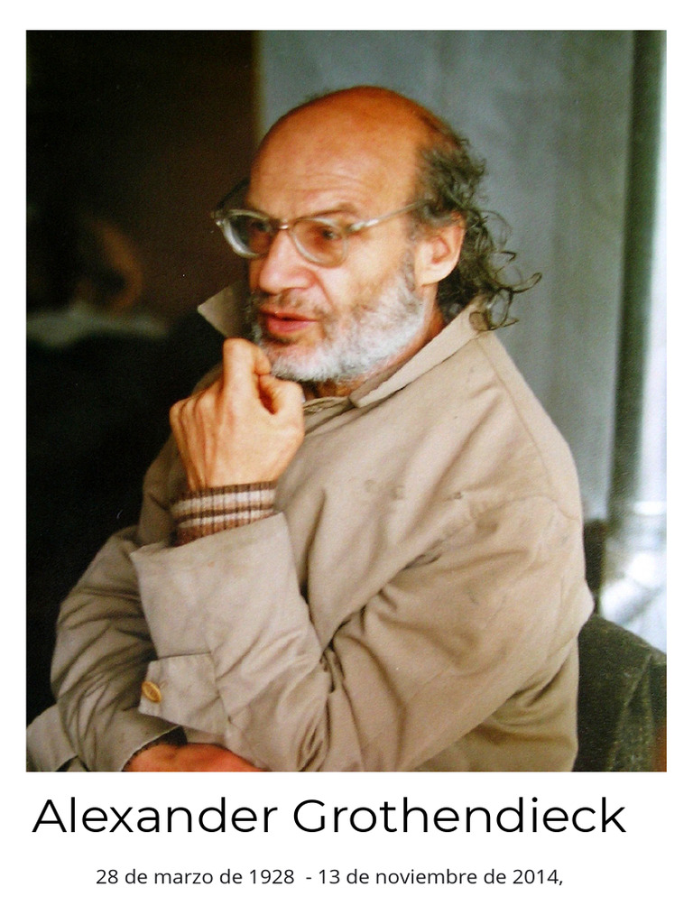 Alexander Grothendieck | PDF