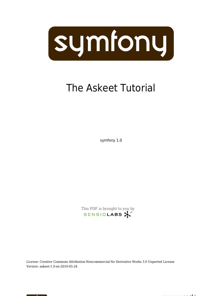 Askeet 1.0 en | PDF | Model–View–Controller | Hypertext Transfer Protocol