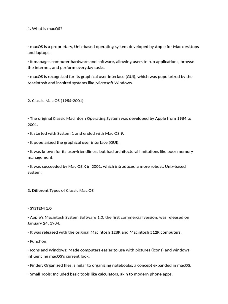 MAC-OS | PDF | Mac Os | Finder (Software)