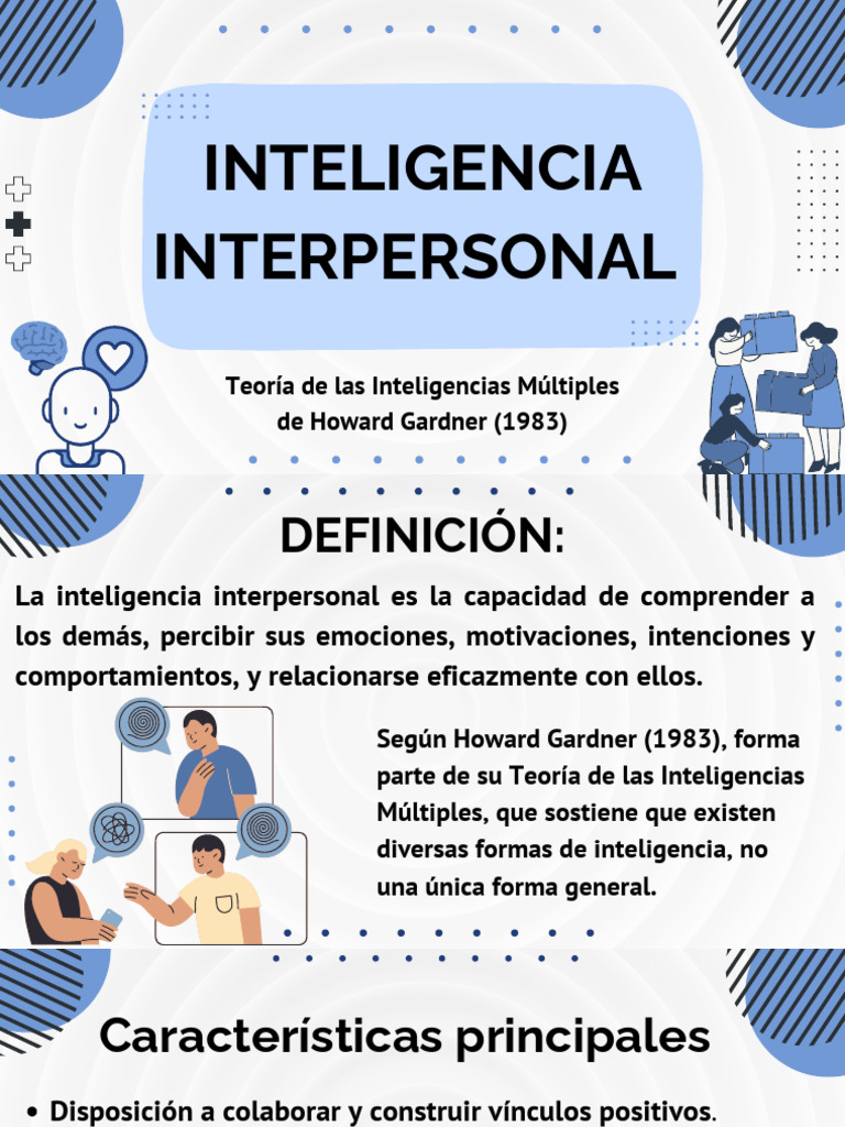Inteligencia Interpersonal según Gardner | PDF | Empatía | Las emociones