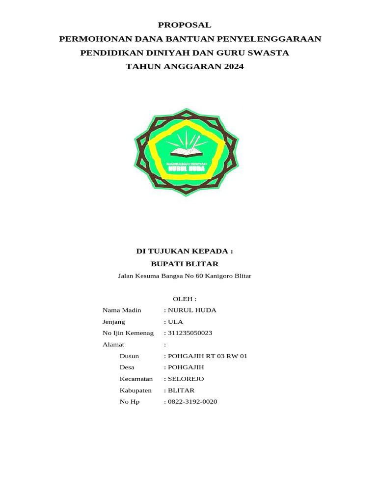 PROPOSAL Bosda New 2024 | PDF