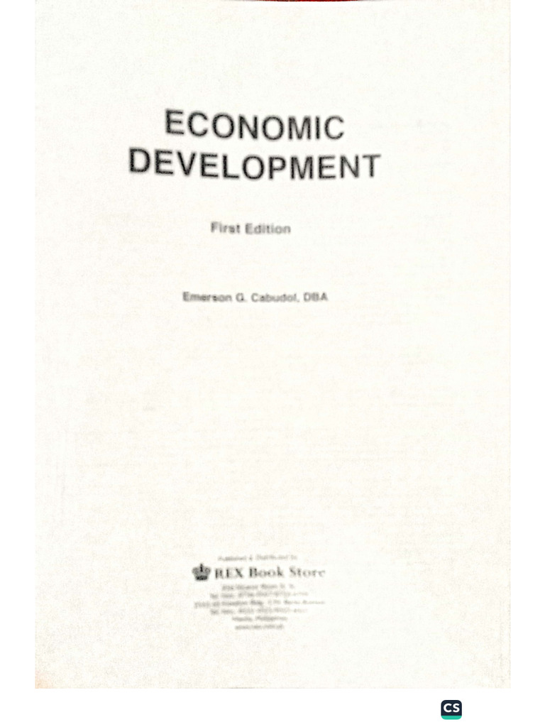 Econ Devpt - Chap 1-3 | PDF