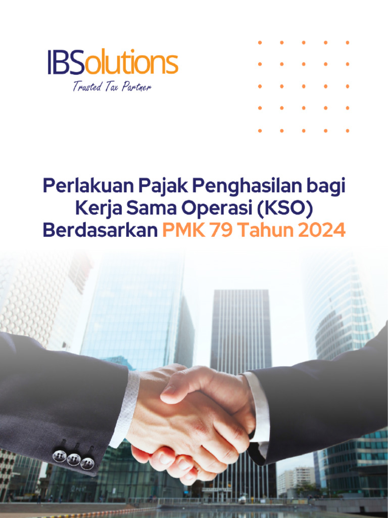 Perlakuan Pajak Penghasilan Bagi KSO | PDF