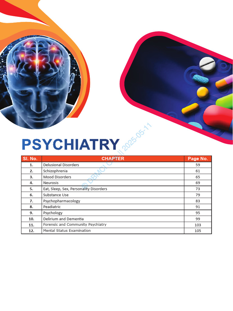 Comprehensive Psychiatry Overview | PDF | Major Depressive Disorder ...