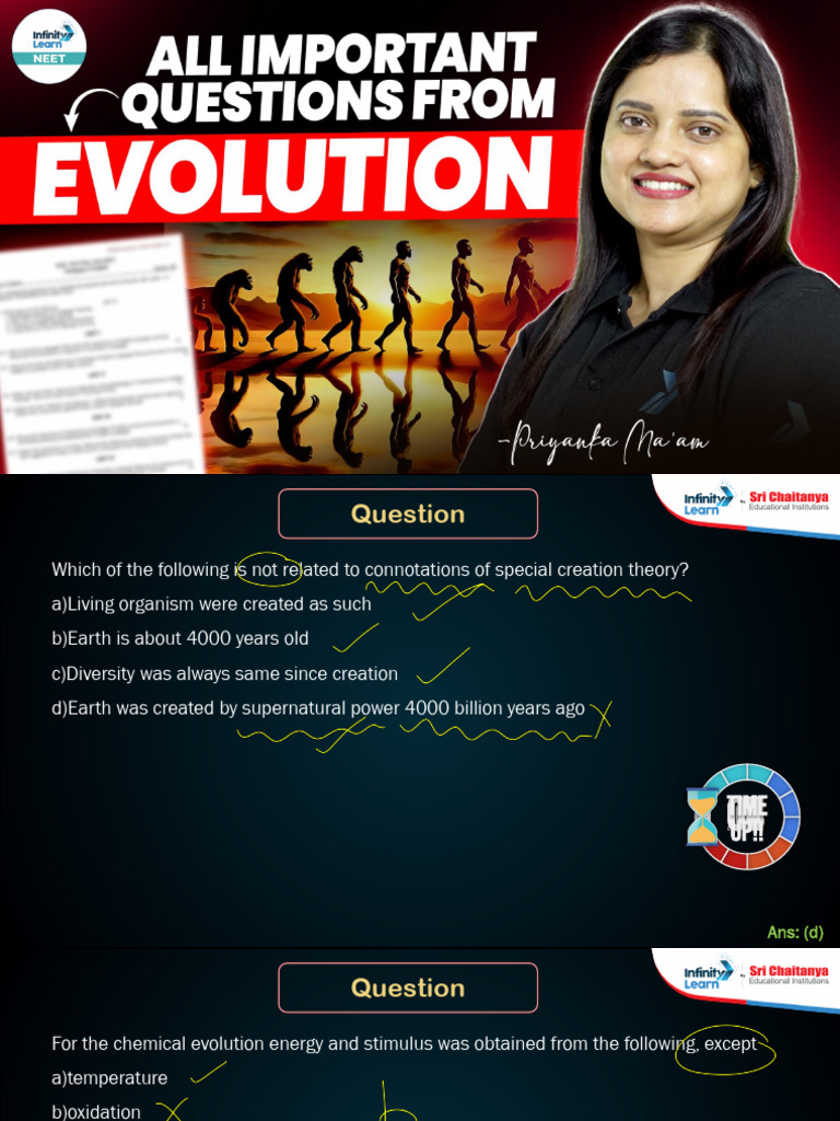 Evolutionary Biology Quiz Questions | PDF | Natural Selection | Evolution