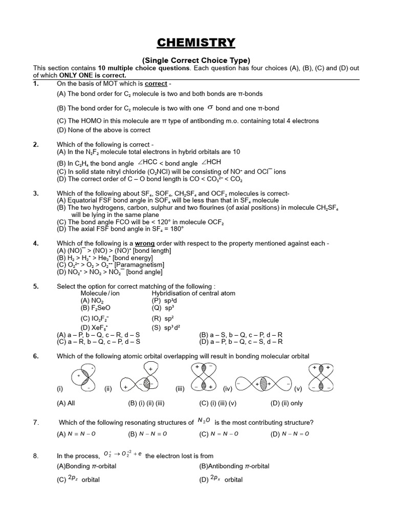 Chemical Bonding | PDF | Chemical Bond | Intermolecular Force