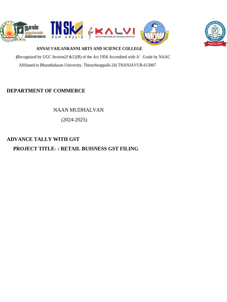 Retail Buisness GST Filing - 1 | PDF | Payments | Trade