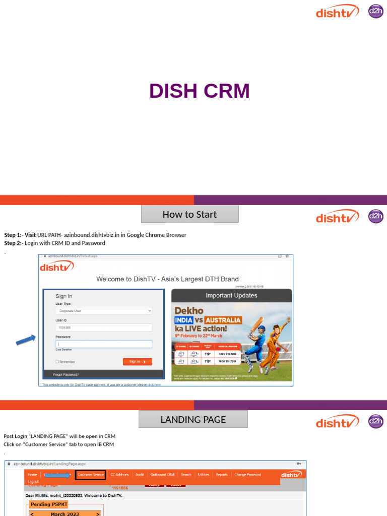 Web CRM Application Overview | PDF