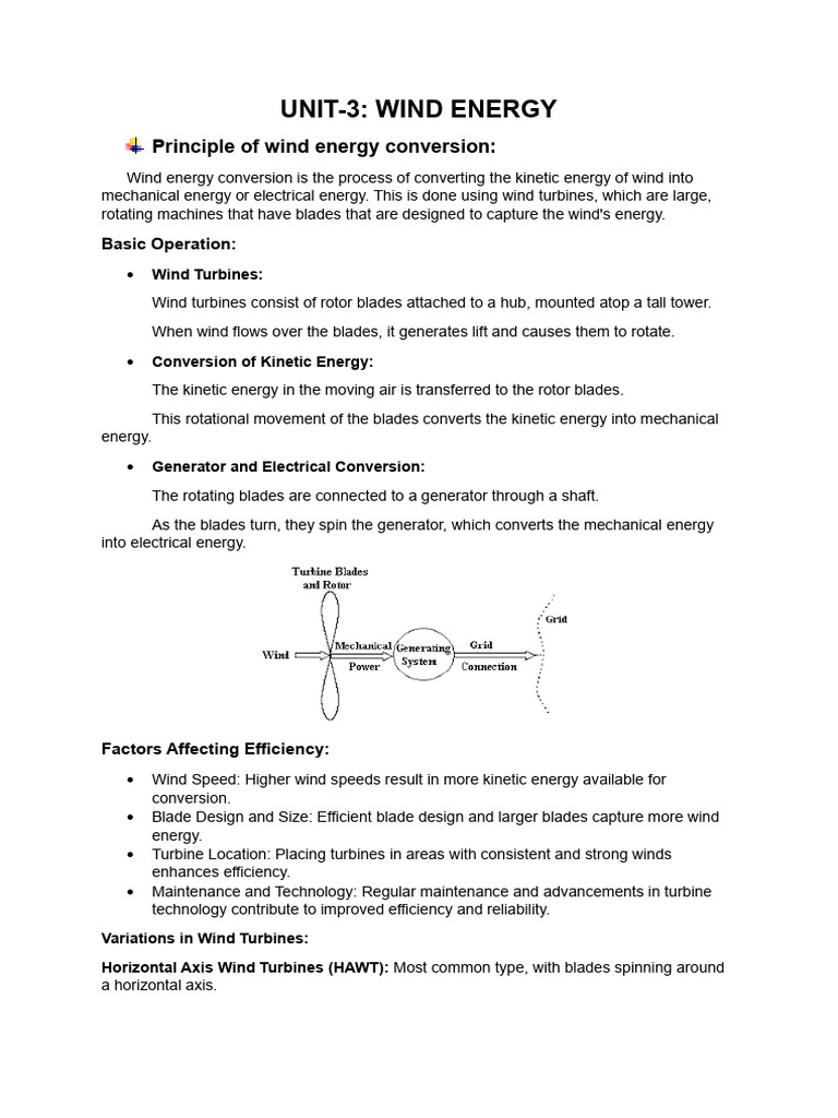 U 3 RES | PDF | Wind Turbine | Wind Power