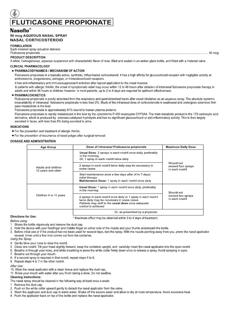 Nasoflo | PDF