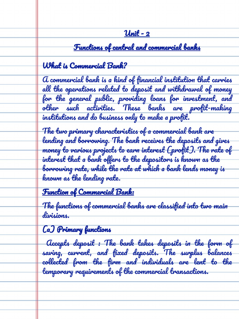 Unit 2 Notes | PDF