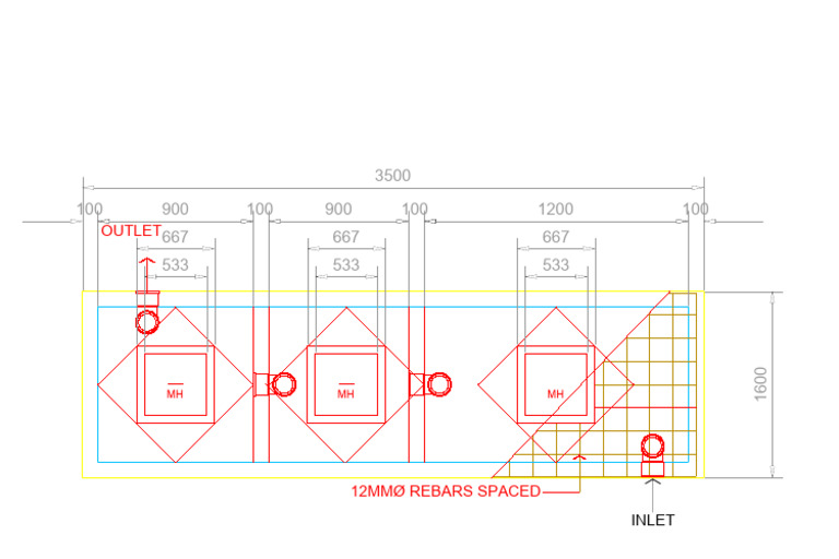 Septic Tank Detail Plan-Model | PDF