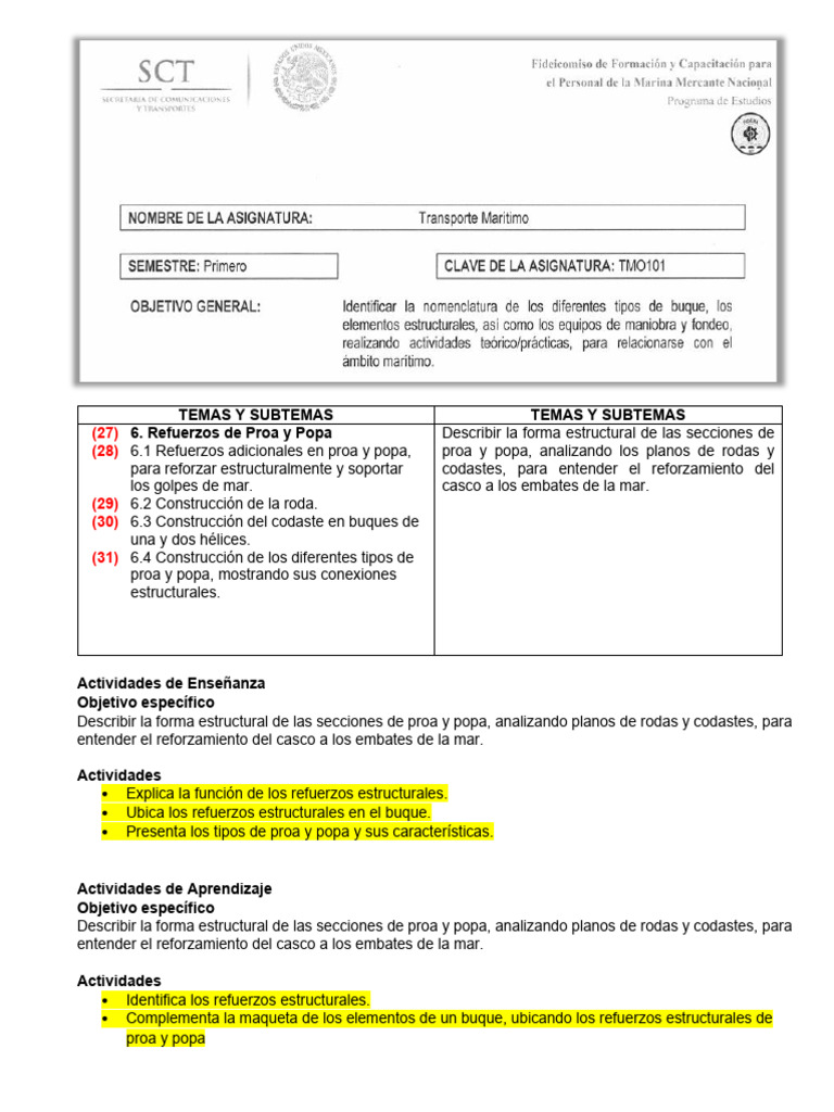 Refuerzos de Proa y Popa | PDF | Embarcación | Envío
